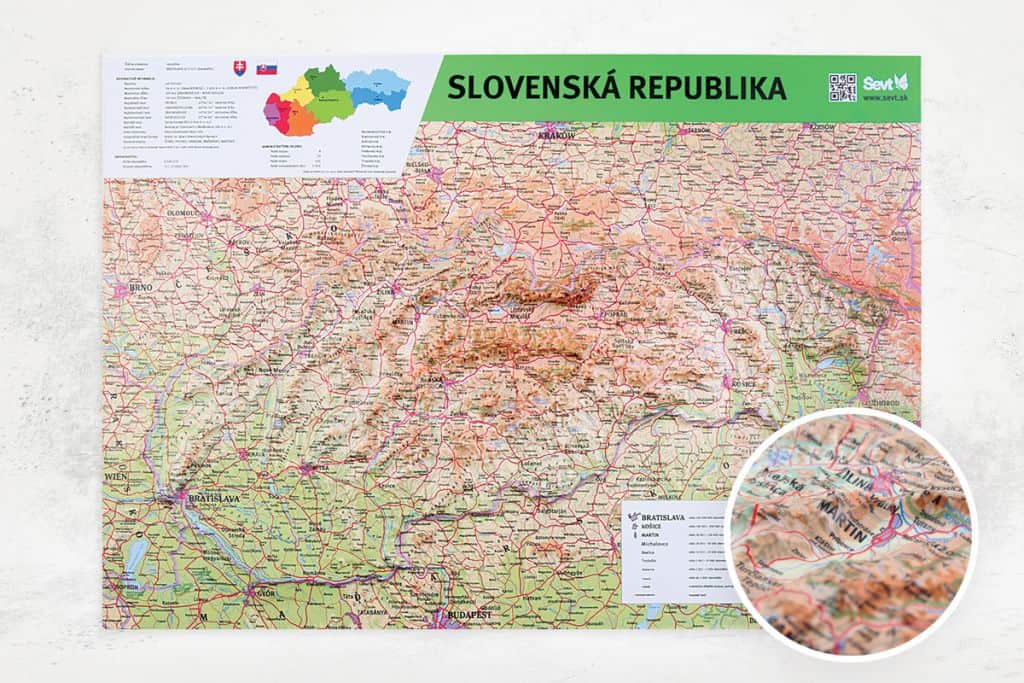 Geografické mapy Slovenska - Všetko pre školy