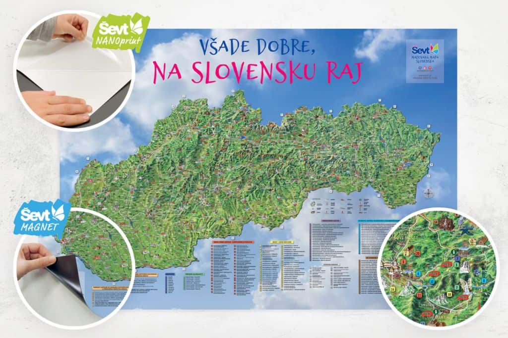 Geografické mapy Slovenska - Všetko pre školy